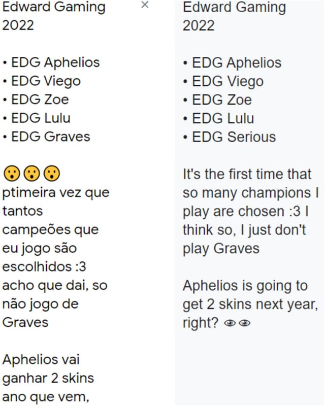 Rumors claim that EDG's Viper has chosen Aphelios for the League of ...