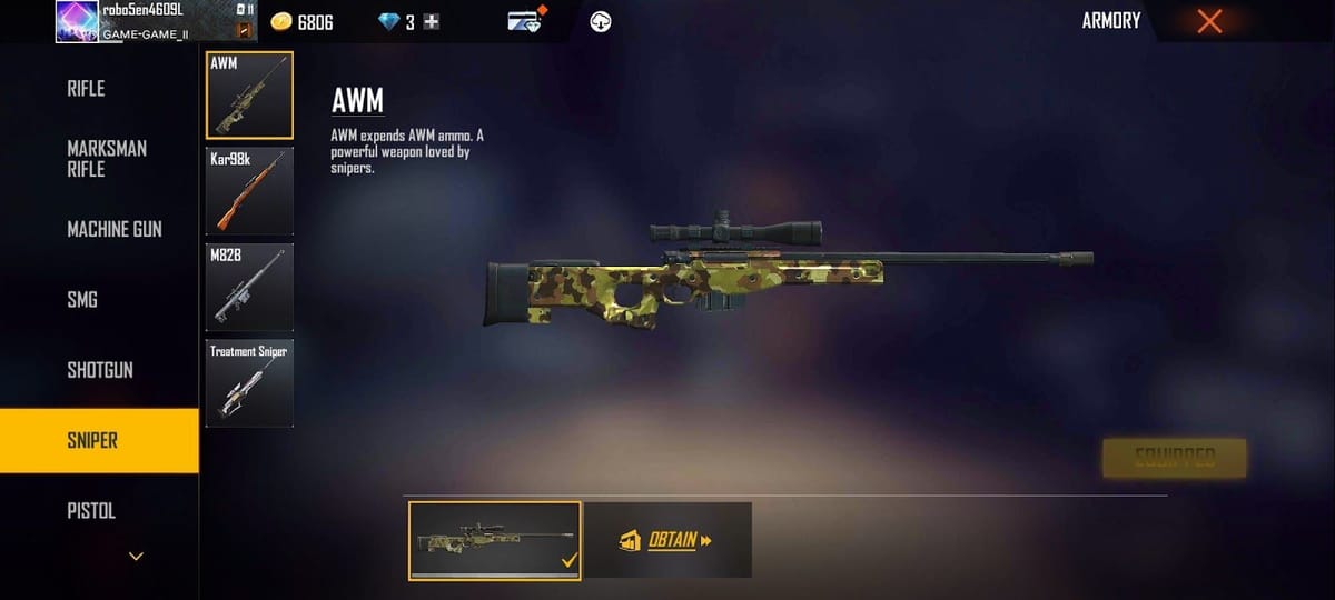 5 Free Fire guns with highest damage across categories (2021)