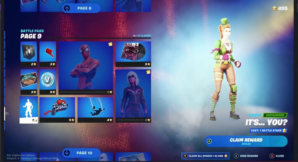 Fortnite Chapter 3 Season 1 Battle Pass: Full list of all skins from ...