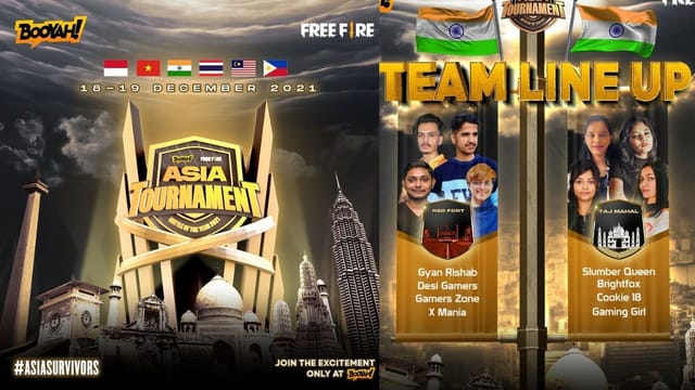 Free Fire Asia Tournament 2021: Teams and schedule revealed