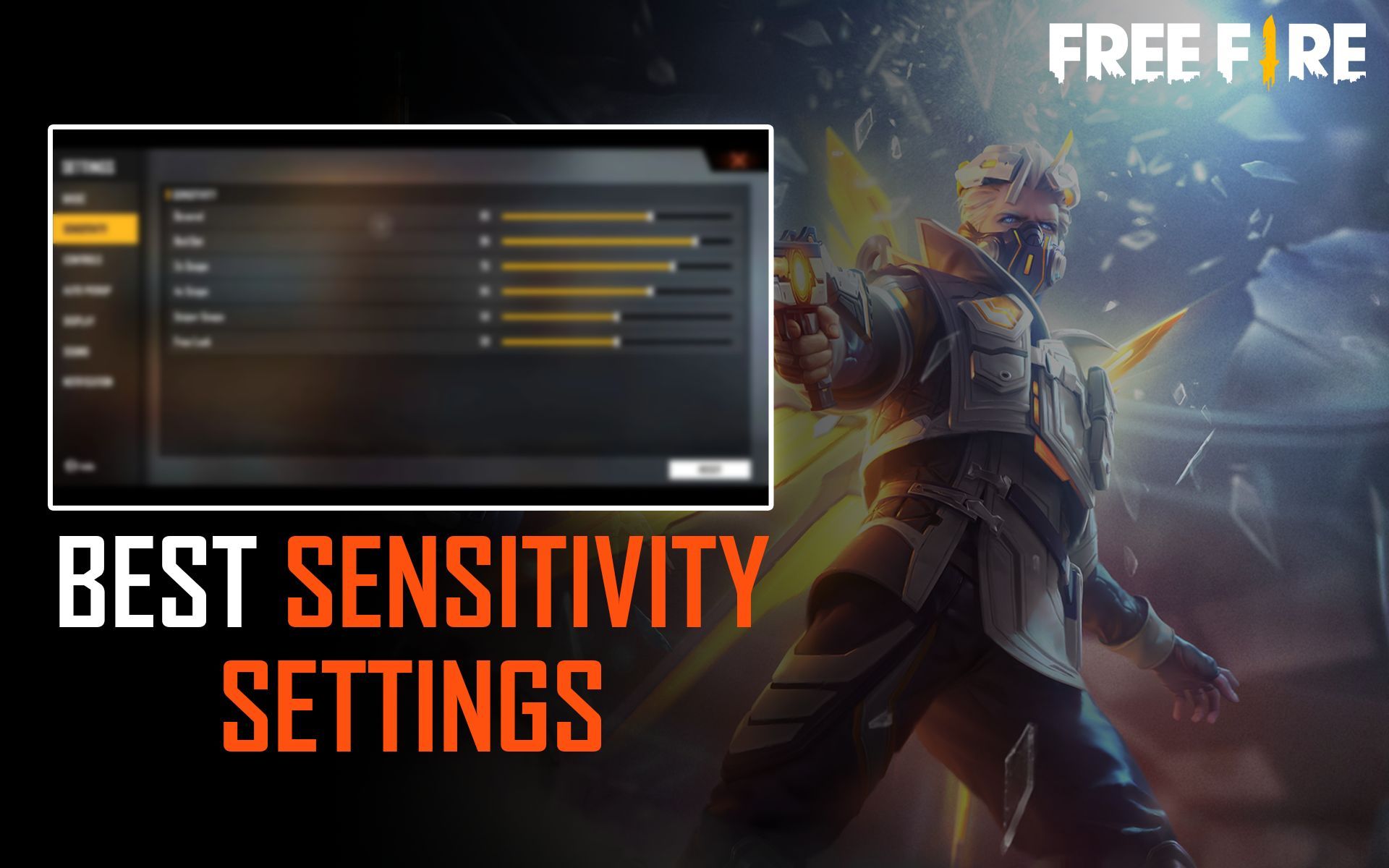 Best Free Fire sensitivity settings for headshots and smooth gameplay ...
