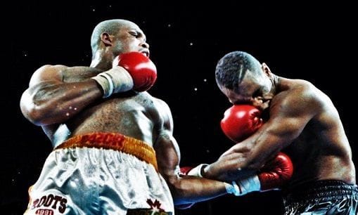 Did Mike Tyson break Razor Ruddock's jaw?