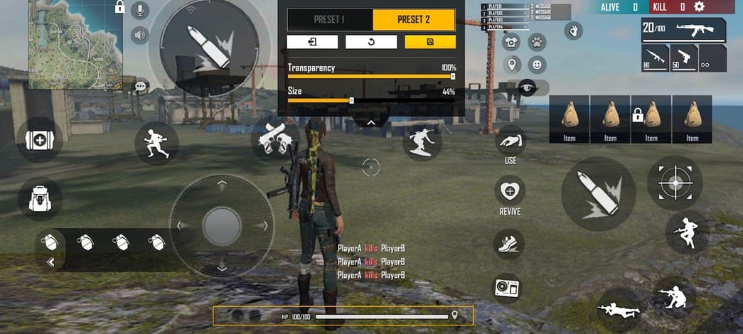 How to create custom HUD in Free Fire and FF MAX