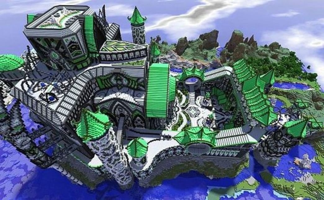 The 5 best Minecraft structures and creations using emeralds