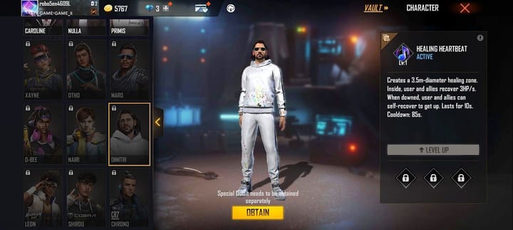 5 best Free Fire active skill characters in May 2022