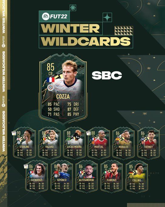 FIFA 22 Ultimate Team SBC: How to get Winter Wildcards Nicolas Cozza item in FUT 22