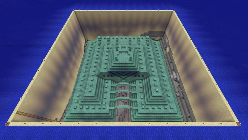 Easiest way to drain an Ocean Monument in Minecraft 1.18