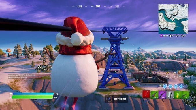 New Fortnite Snowman glitch is turning players invisible, here is how