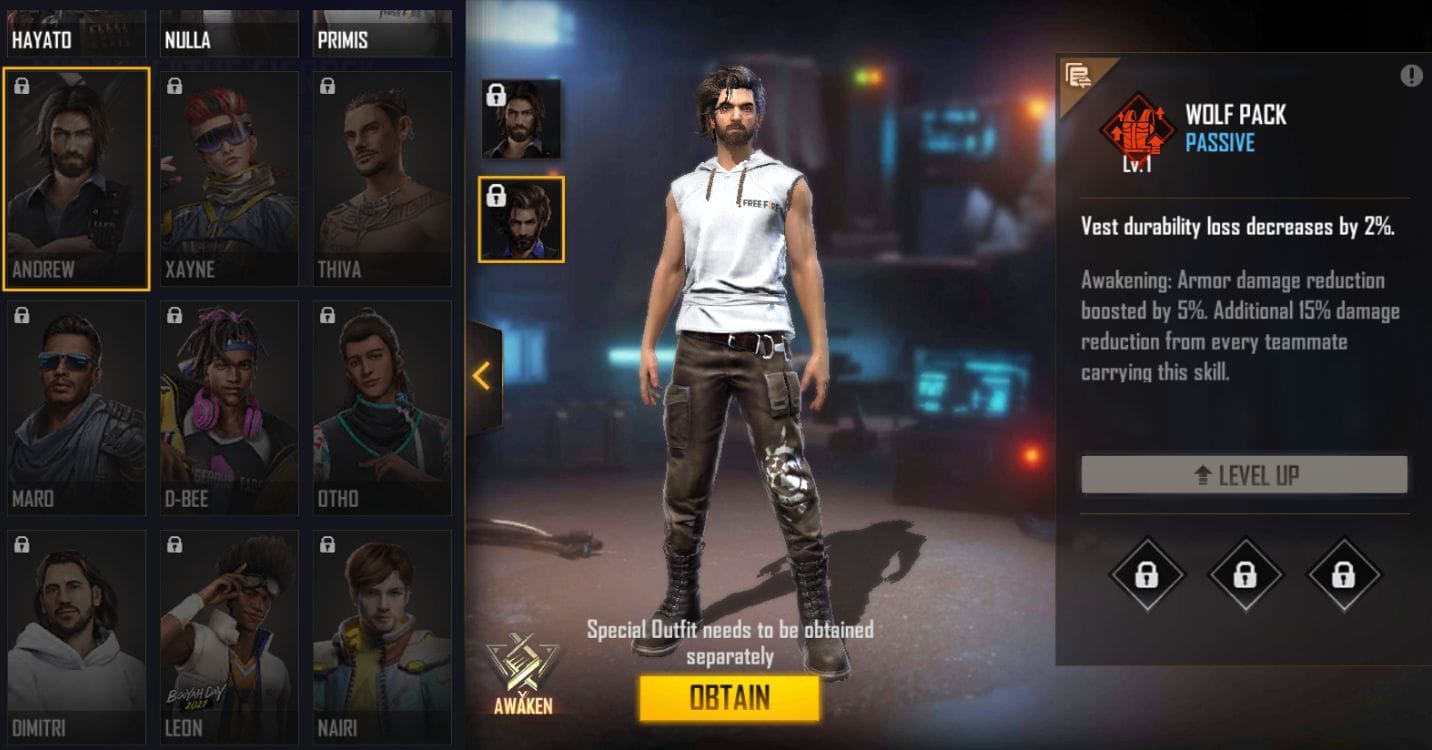 List of Free Fire characters nerfed and buffed in 2021