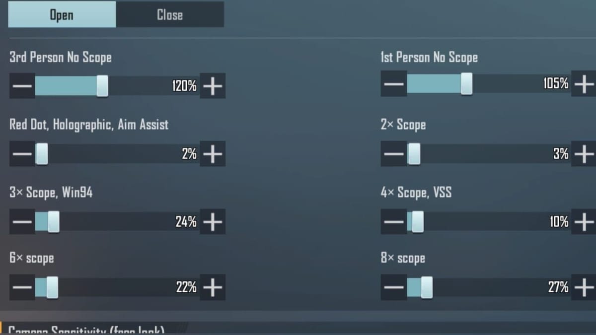 Best BGMI sensitivity settings for M416 sprays with gyroscope