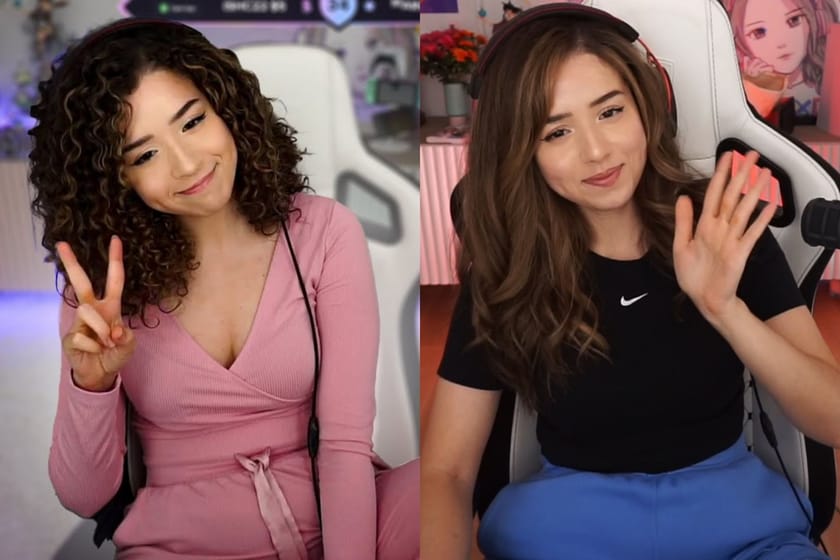 Is Pokimane's hair naturally curly?