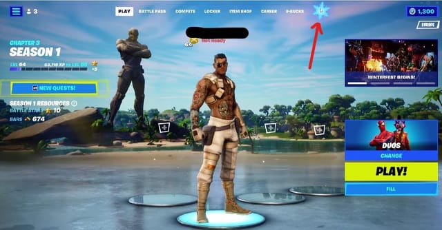 How to warm yourself at Yule Log for Fortnite WinterFest 2021 challenge