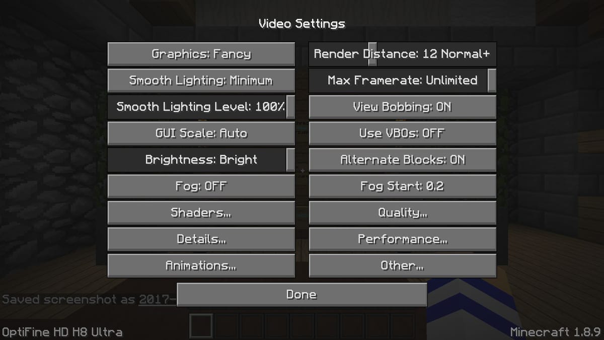 How to change settings in Minecraft for optimal FPS