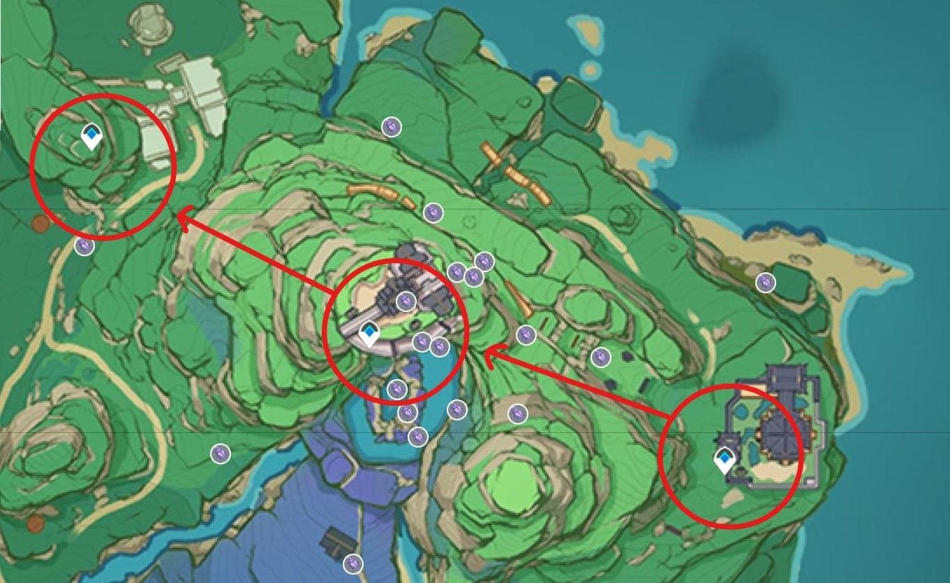 Genshin Impact Onikabuto locations and farming routes guide
