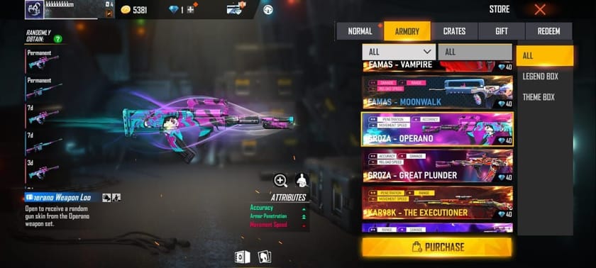 5 best AR gun skins in Garena Free Fire (December 2021)