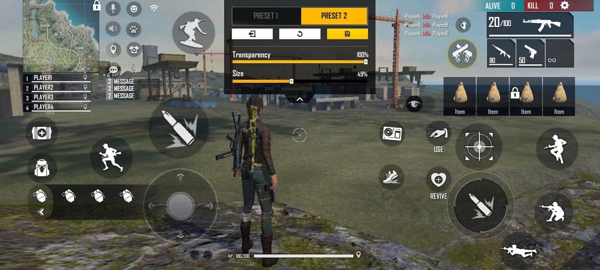 How to create custom HUD in Free Fire and FF MAX