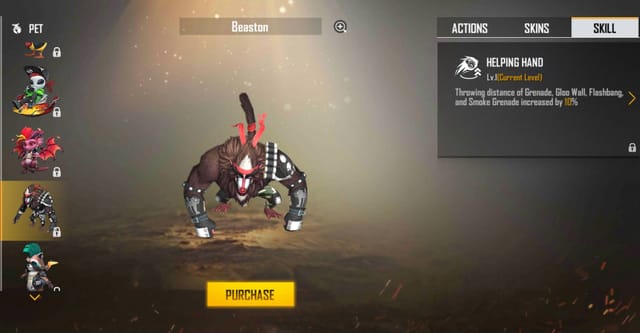 List of all Garena Free Fire pets that were released in 2021