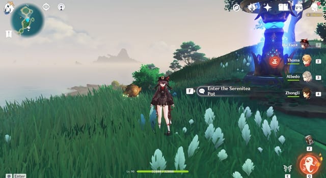 How to add Paimon to teapot realm (Serenitea pot) in Genshin Impact