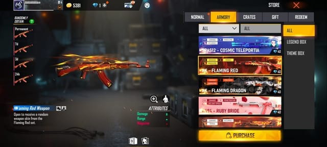 5 best AR gun skins in Garena Free Fire (December 2021)