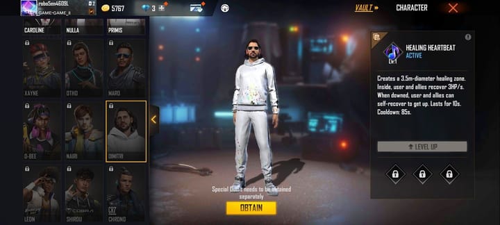 Full list of Garena Free Fire characters with active abilities (2021)