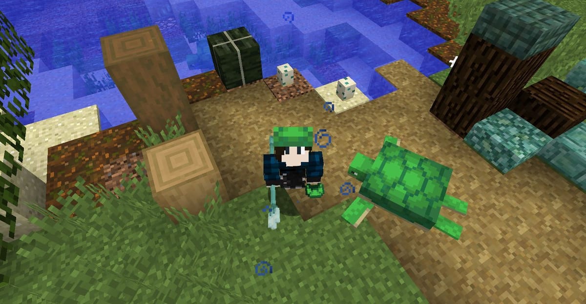 What is the use of a turtle shell in Minecraft 1.18 version