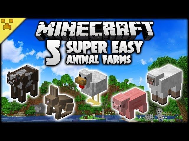Top 5 animal farms to make in Minecraft (2022)