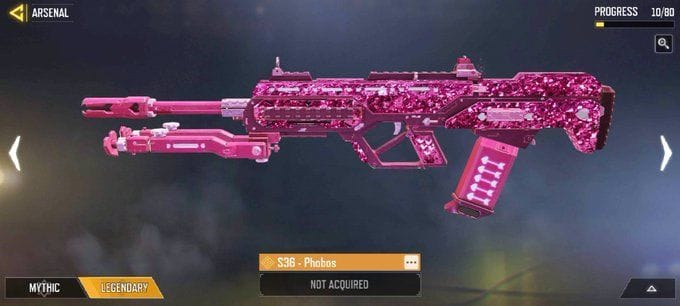 COD Mobile is giving away free legendary S36 Phobos