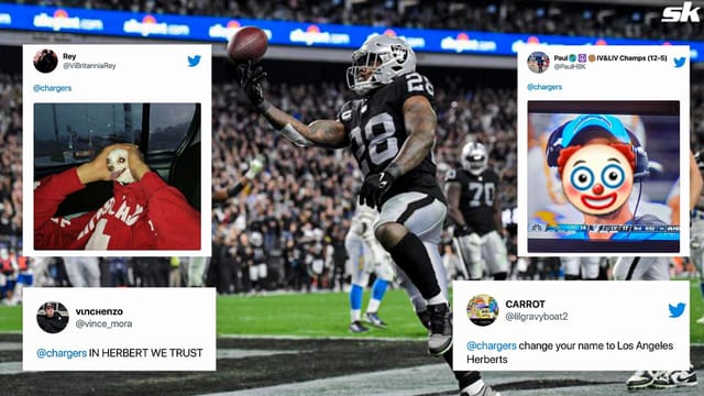 NFL fans react to crazy overtime thriller involving Raiders and Chargers