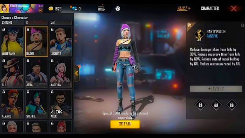 5 best Free Fire character abilities to use without spending diamonds
