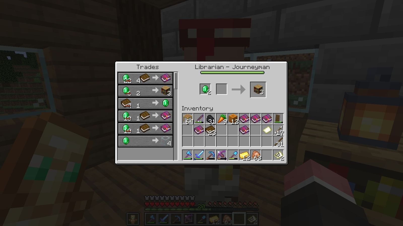 How to efficiently trade with villagers in Minecraft