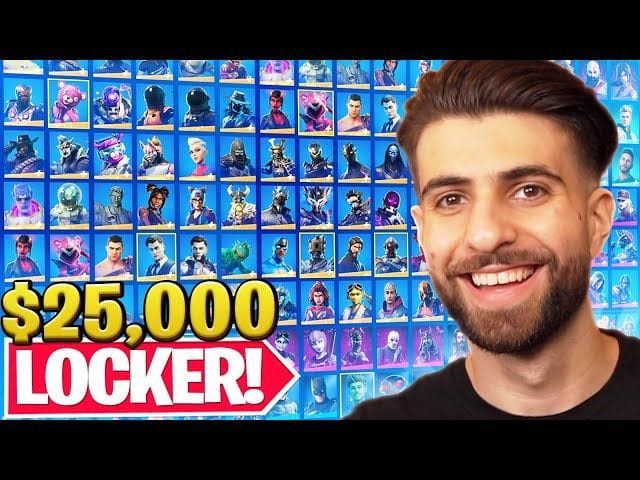 Who has the most expensive Fortnite locker as of 2022?
