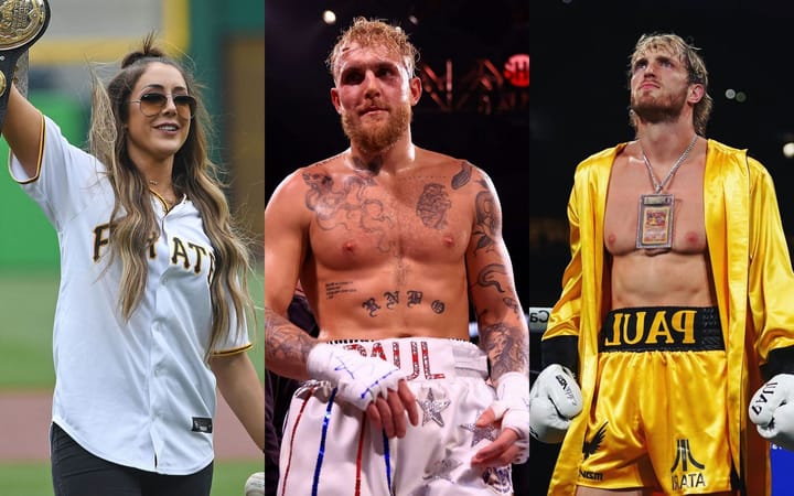 AEW star Britt Baker willing to fight Jake and Logan Paul for "million ...