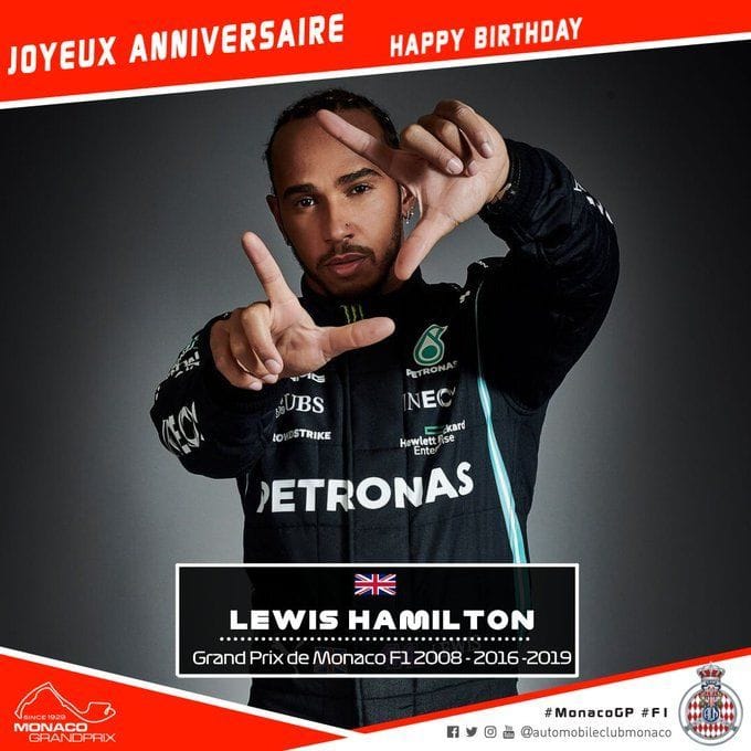 F1 News: Lewis Hamilton's 37th birthday celebrated by fans on social media.