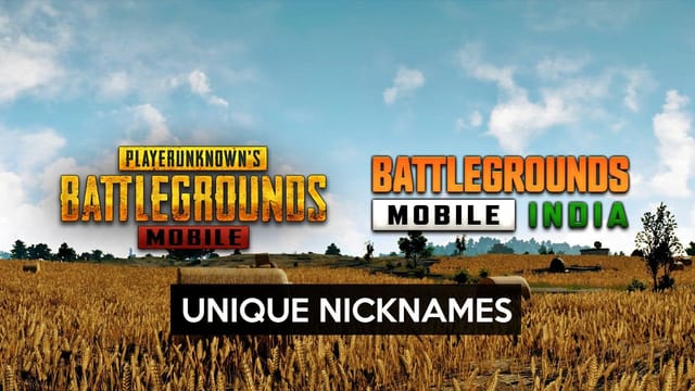 How to generate unique nicknames for BGMI and PUBG Mobile ID