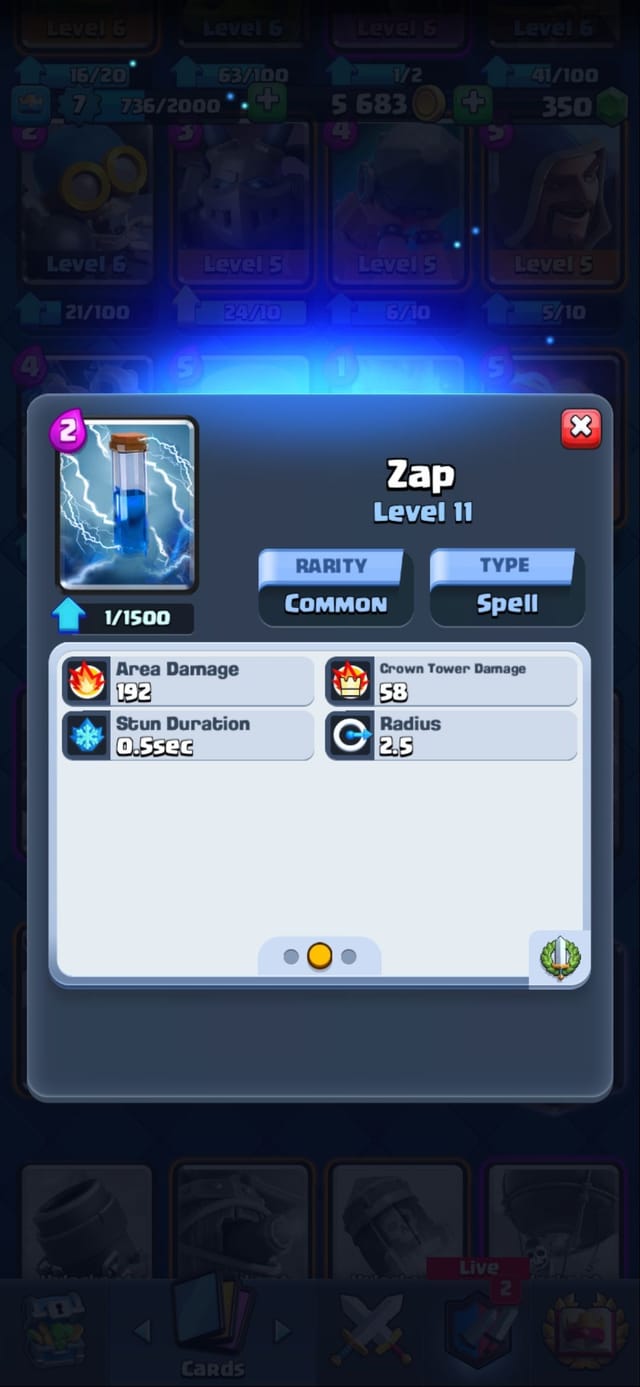 Top 5 common cards in Clash Royale