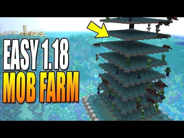 How to create automatic mob farms in Minecraft 1.18.1