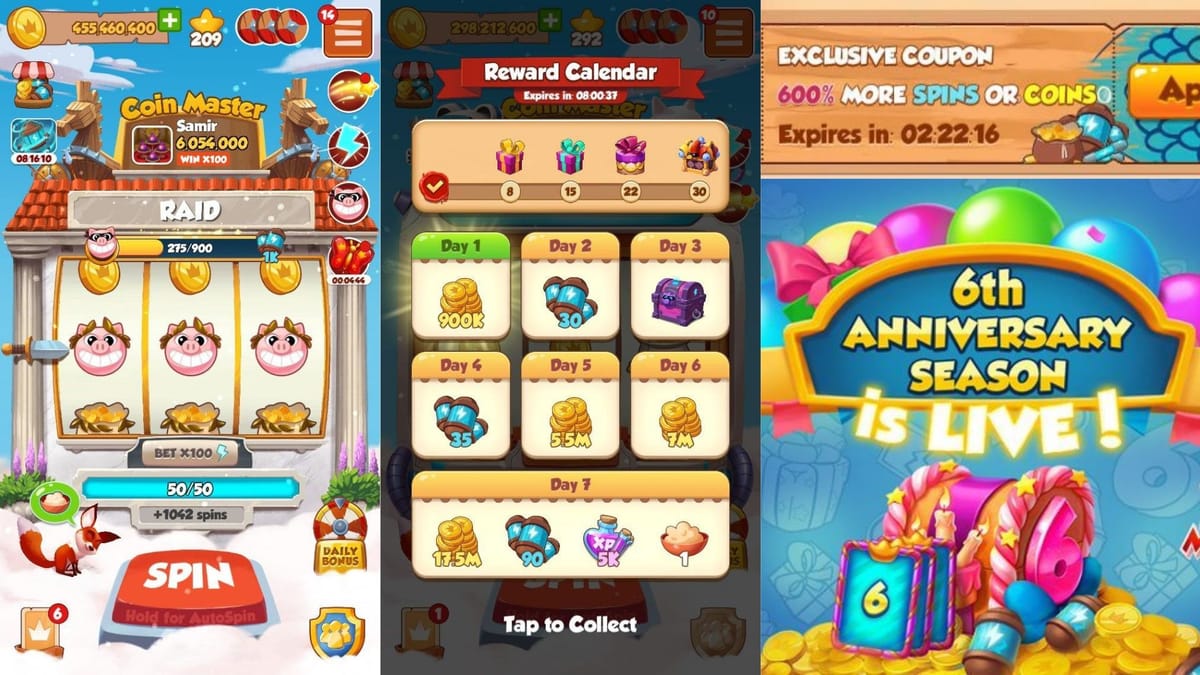 Anniversary Season in Coin Master:How to play,rewards & more