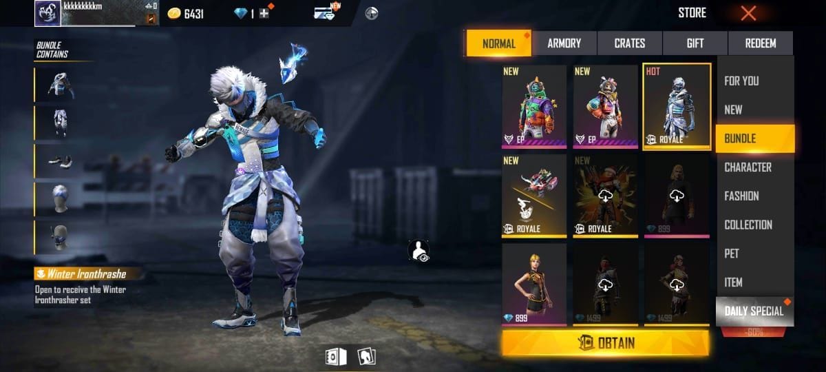 5 rarest Free Fire bundles like Criminal Bundle to collect in 2022