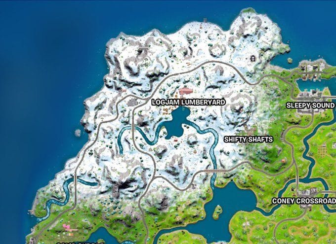 Fortnite to permanently keep snow on the Chapter 3 Season 1 map