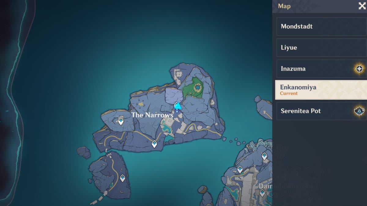 How to exit Enkanomiya in Genshin Impact: Guide to change map