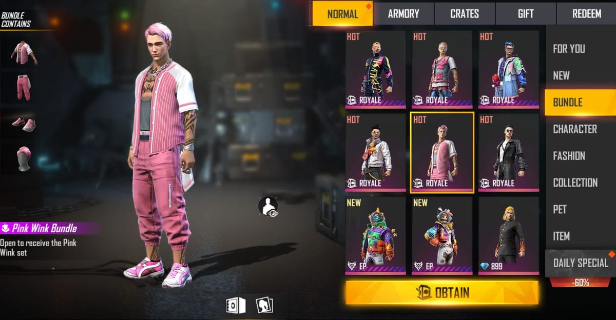 5 best bundles in Garena Free Fire as of 2022