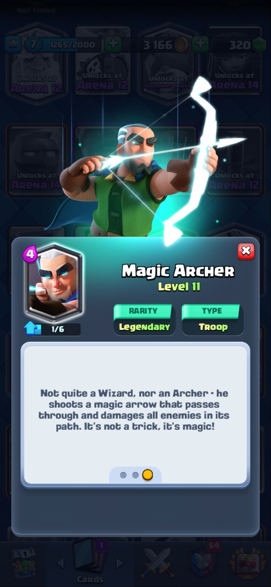 Magic Archer in Clash Royale: Stats, HP, Damage Type and more