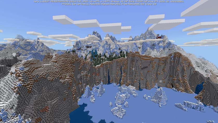 Frozen peaks in Minecraft 1.18 update: All you need to know