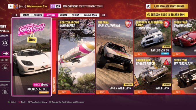 All Forza Horizon 5 Accolade, Festive Playlist and Wheel Support ...