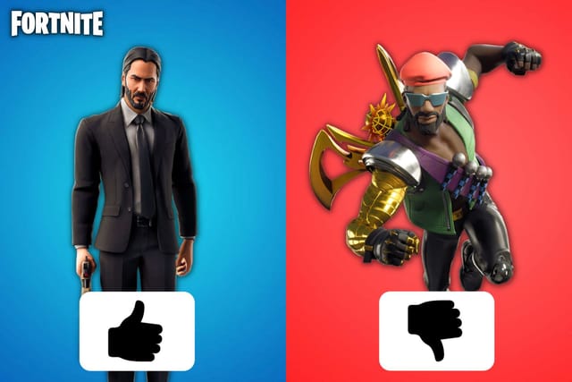 Fortnite celebrity skins which were popular and which failed