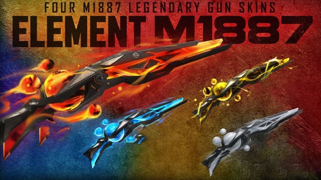 How to get legendary M1887 gun skins in Garena Free Fire this week