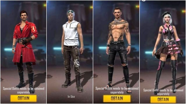 5 best Free Fire character combinations for K character in 2022