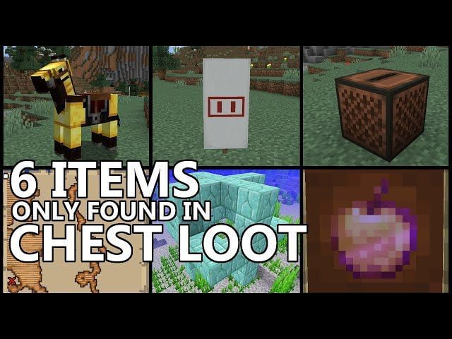 Top 5 chest loot items to find in Minecraft