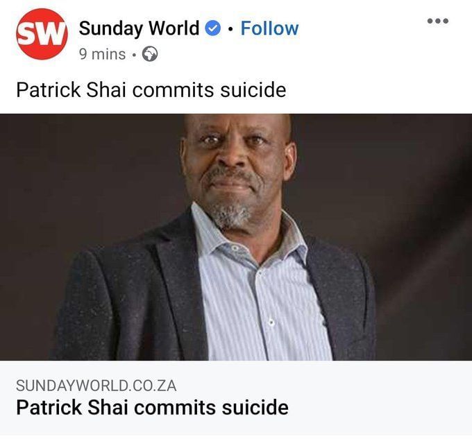 What happened to Patrick Shai? Tributes pour in as veteran South ...
