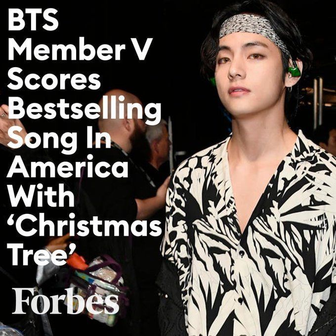 BTS V's latest hit, 'Christmas Tree' makes history by debuting on ...
